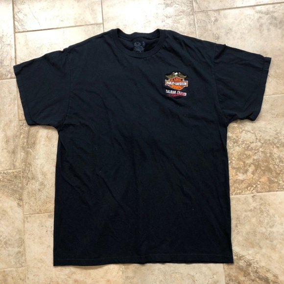 American Vintage | Shirts | Home Made Harley Davidson Cancelled Taliban ...